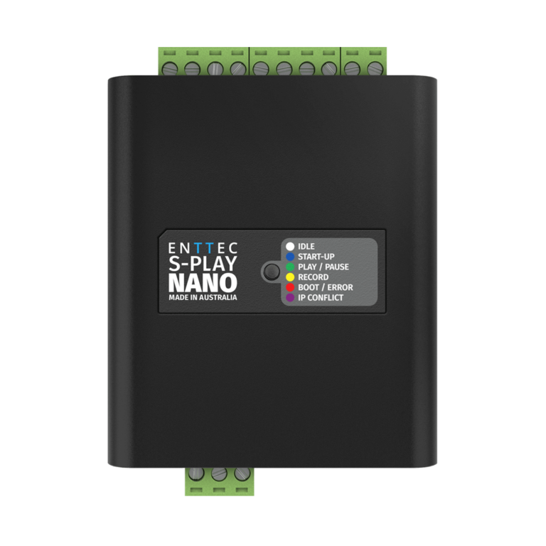 S-Play Nano 1U smart light show controller | ENTTEC : ENTTEC