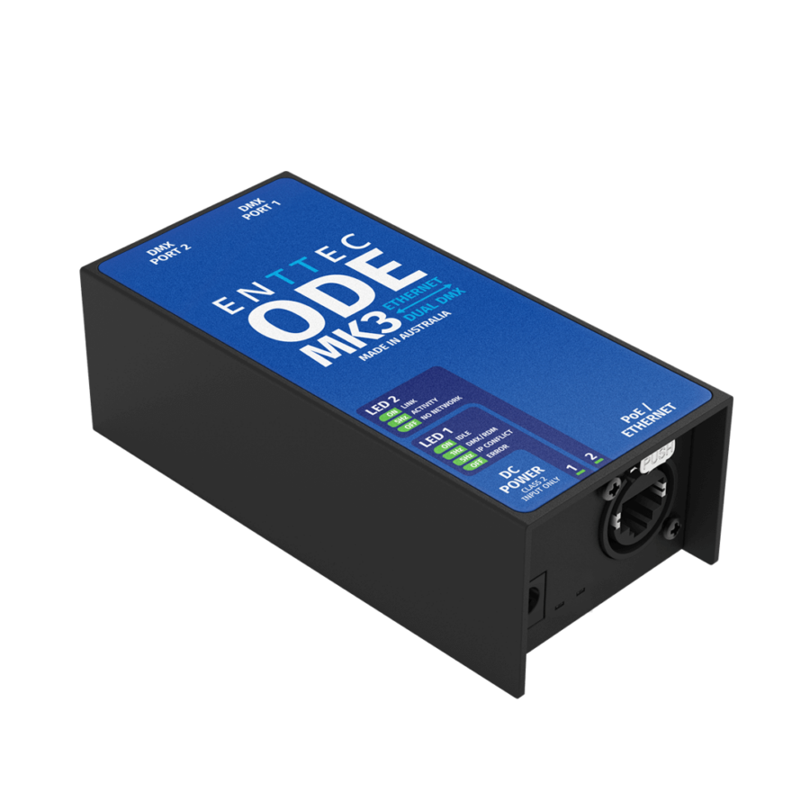 DMX Ethernet interface ODE MK3 | ENTTEC : ENTTEC