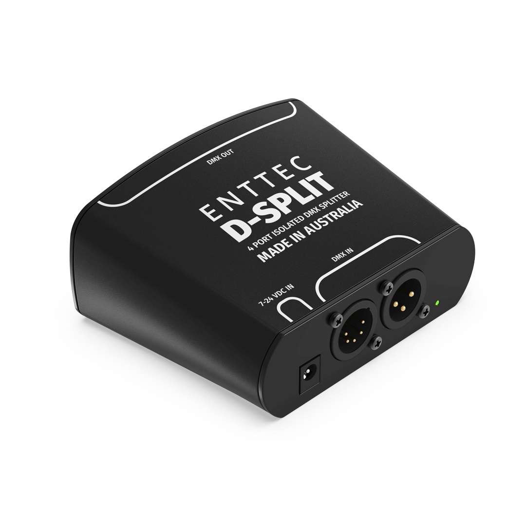 D-Split DMX opto-splitter for perfect DMX distribution | ENTTEC : ENTTEC