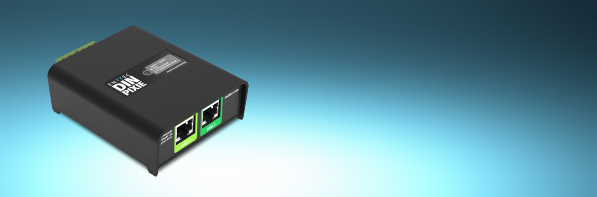 Installation-grade 2-Universe DMX to SPI LED pixel converter | ENTTEC