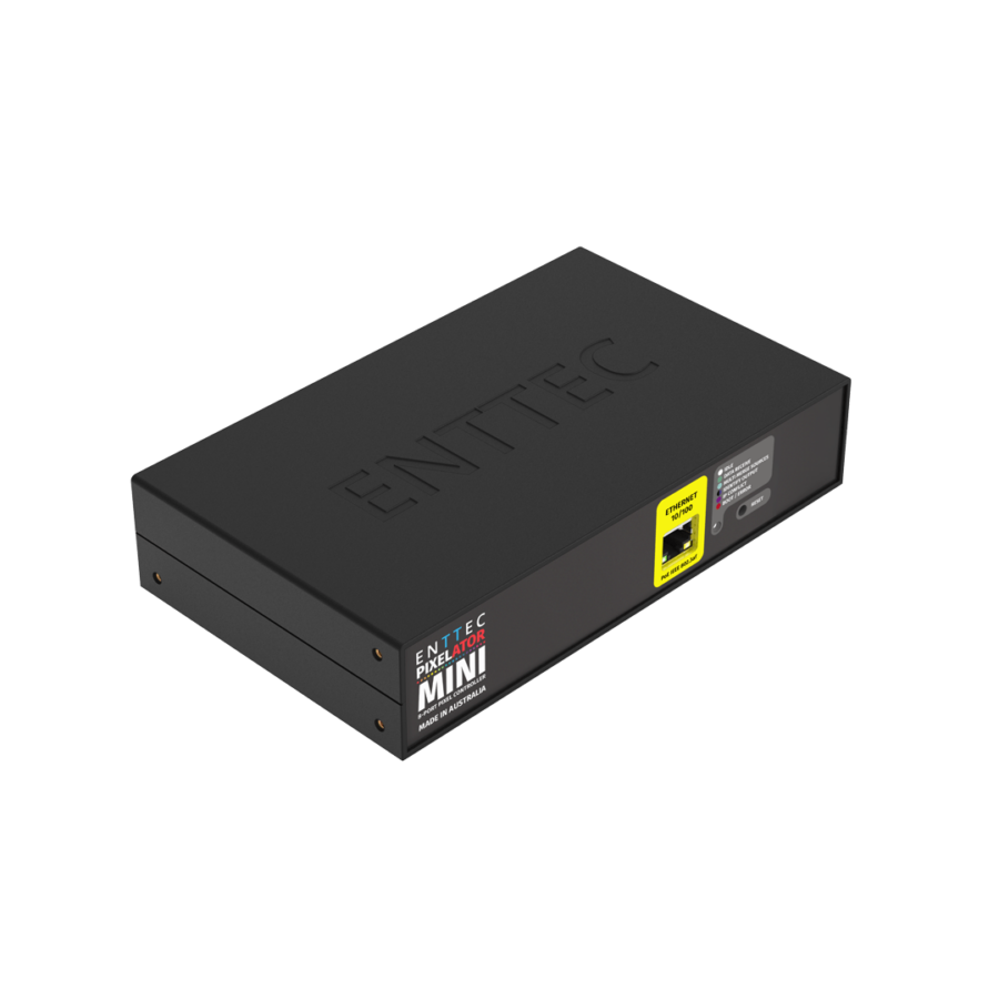 Pixelator Mini - Ethernet to SPI pixel converter for LED control | ENTTEC