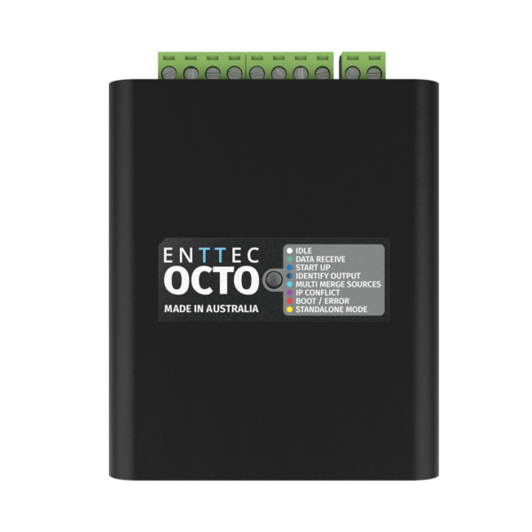 8U LED controller - Next-Gen DIN-rail pixel data converter | ENTTEC ...