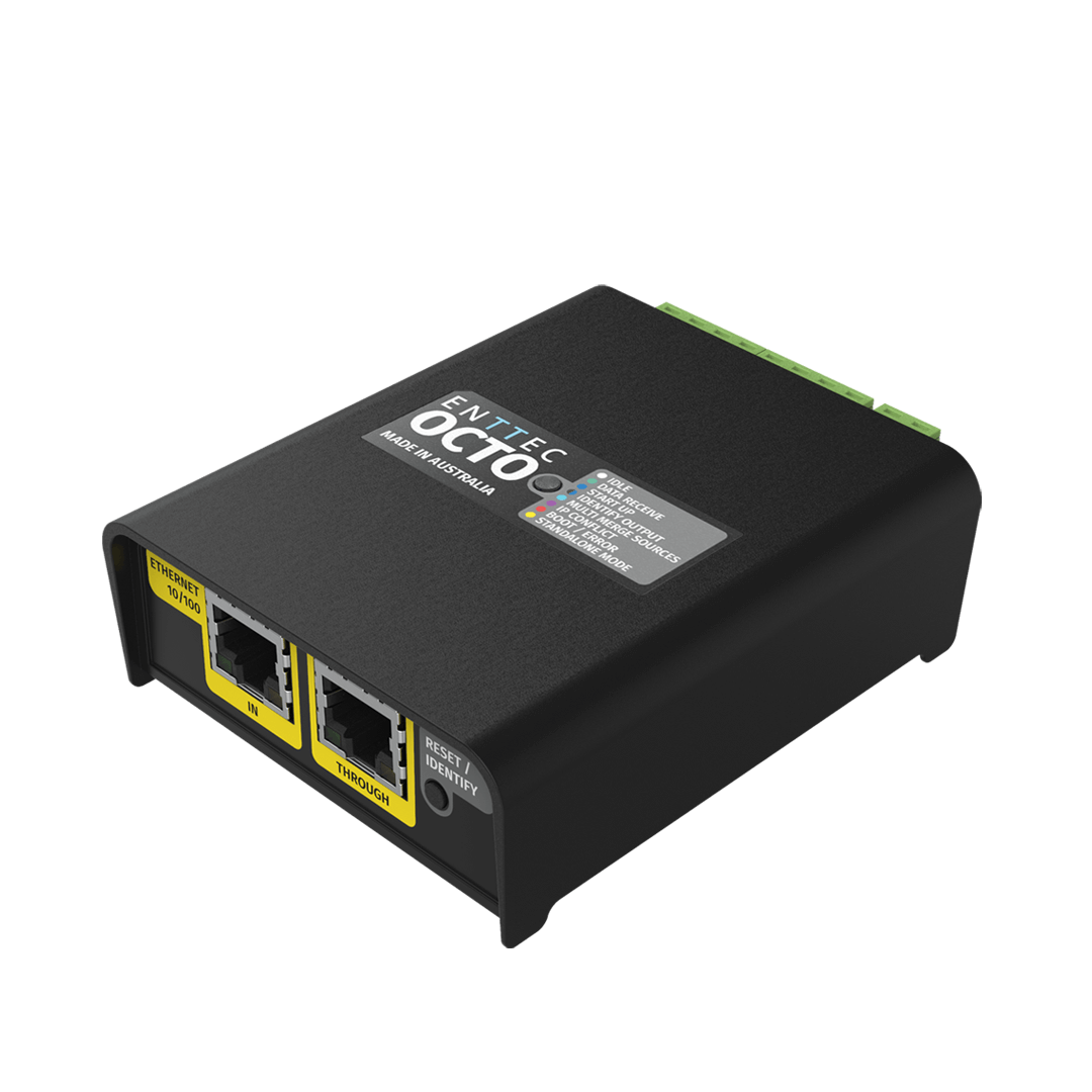 8U LED controller - Next-Gen DIN-rail pixel data converter | ENTTEC ...