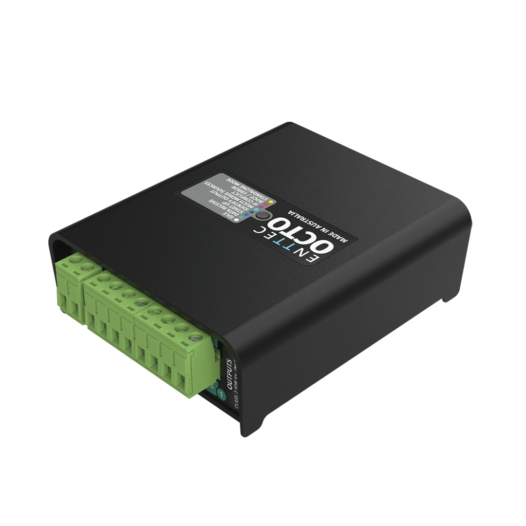 8U LED controller - Next-Gen DIN-rail pixel data converter | ENTTEC