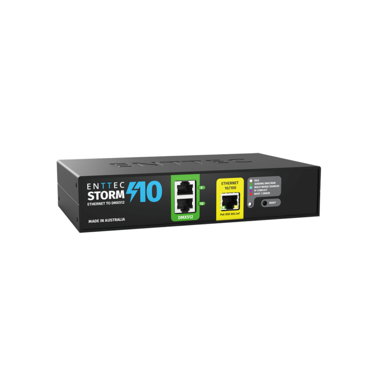 Storm 10 - Installation-grade Ethernet to DMX gateway | ENTTEC : ENTTEC