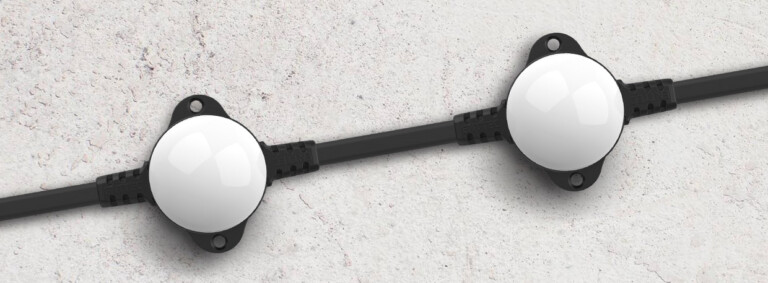 PXL40 metal LED pixel dot light flexible strings | ENTTEC : ENTTEC