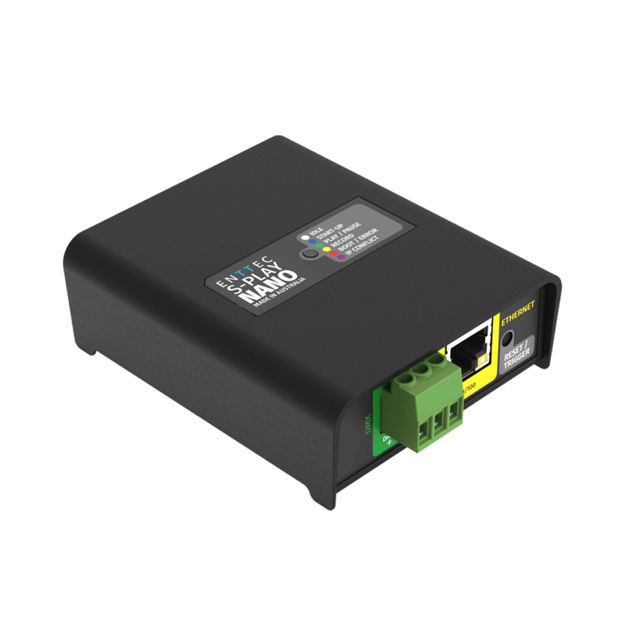 S-Play Nano 1U smart light show controller | ENTTEC : ENTTEC
