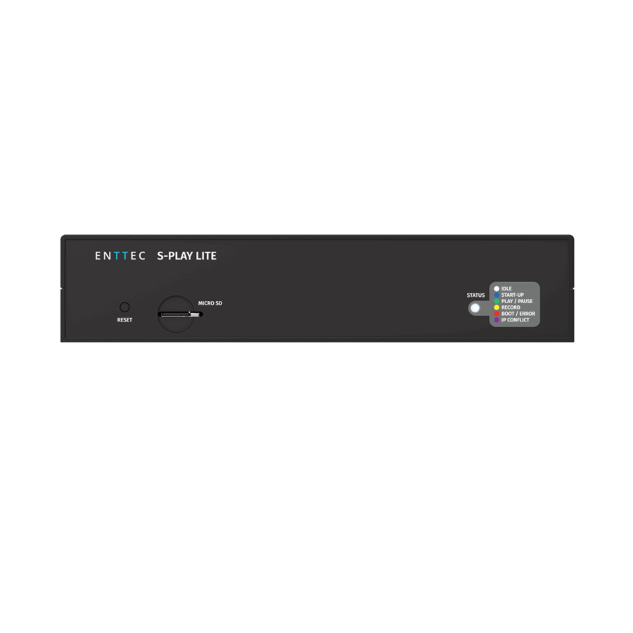 S-Play Lite 16U smart light show controller | ENTTEC
