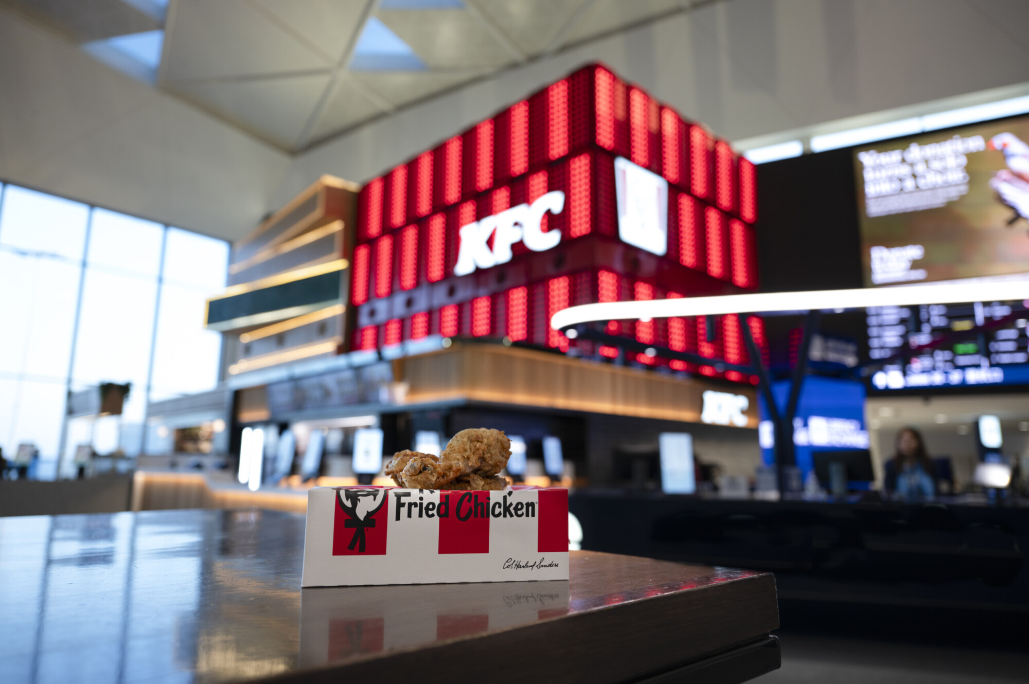 KFC Outlet, Sydney International Airport Terminal | ENTTEC : ENTTEC