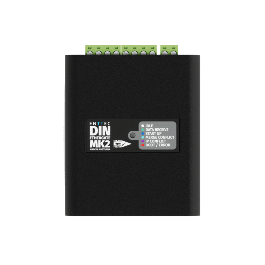 Ethernet to DMX/RDM converter DIN-Ethergate MK2 | ENTTEC : ENTTEC