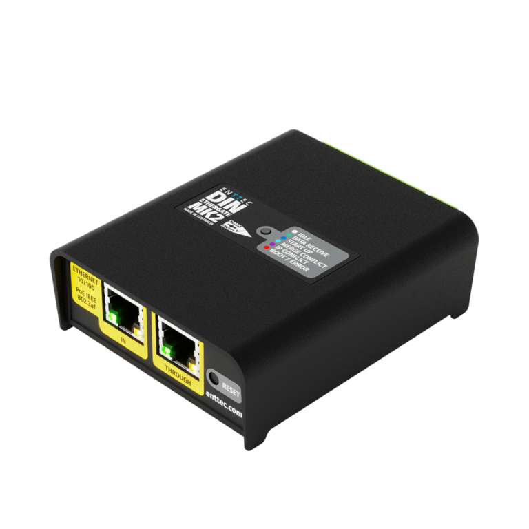 Ethernet to DMX/RDM converter DIN-Ethergate MK2 | ENTTEC : ENTTEC