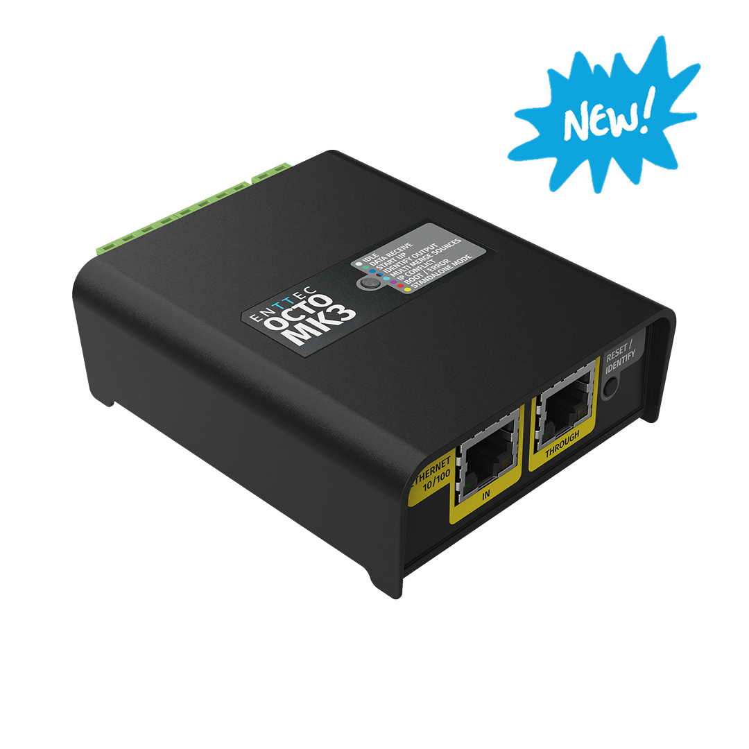 OCTO MK3: 32-Universe LED Pixel Controller | ENTTEC : ENTTEC