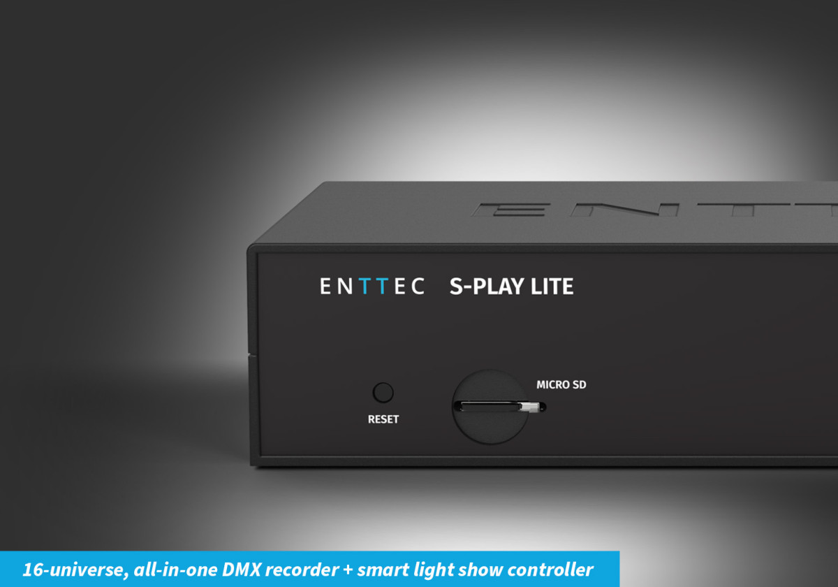 S-PLAY LITE earns UL Listed status | ENTTEC : ENTTEC